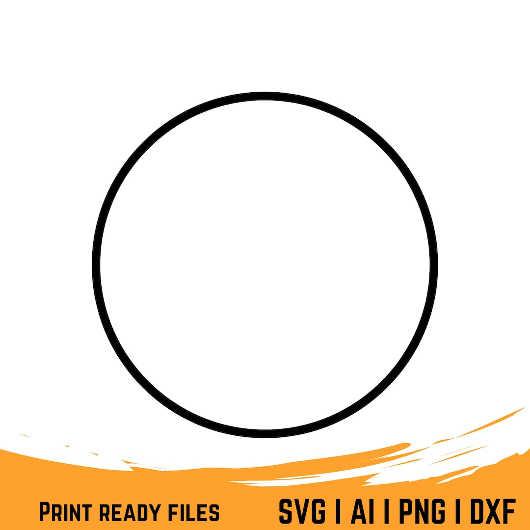 Circle Svg, Circle Boarder Svg, Circle Outline Svg, Wreath Svg, Black ...