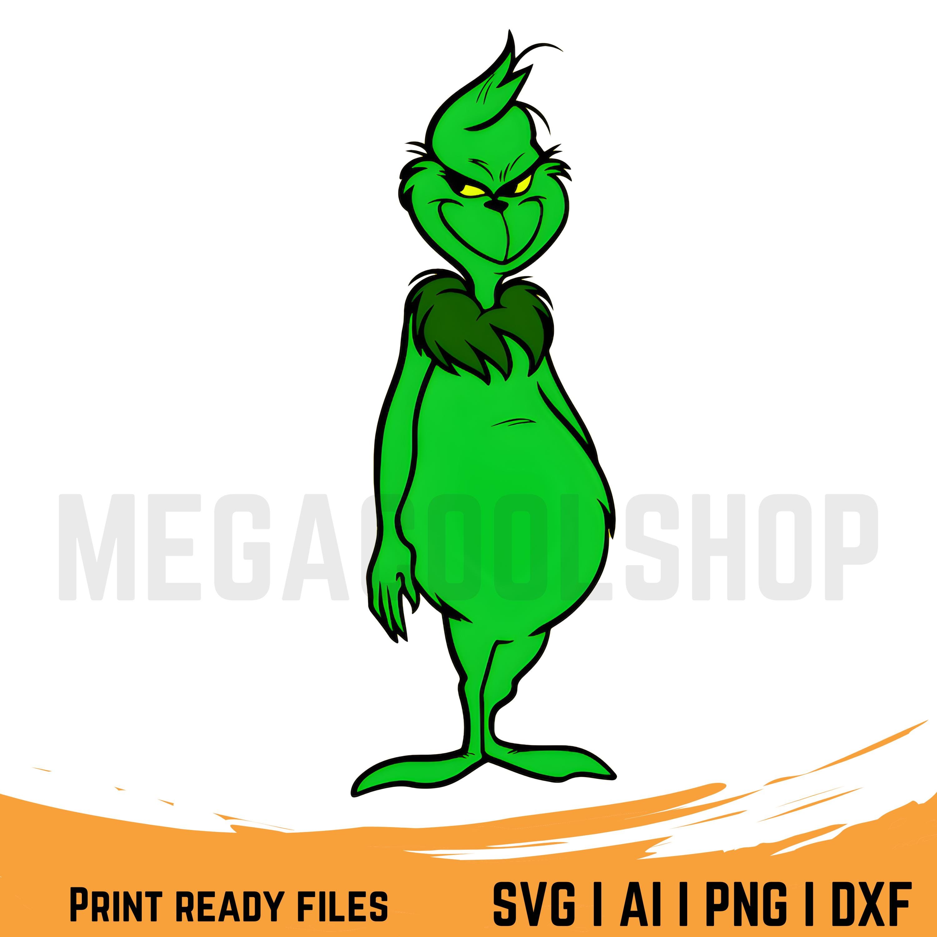 Grinch Svg Png Pdf Eps Dxf and AI Files | Vector Grinch | Instant ...