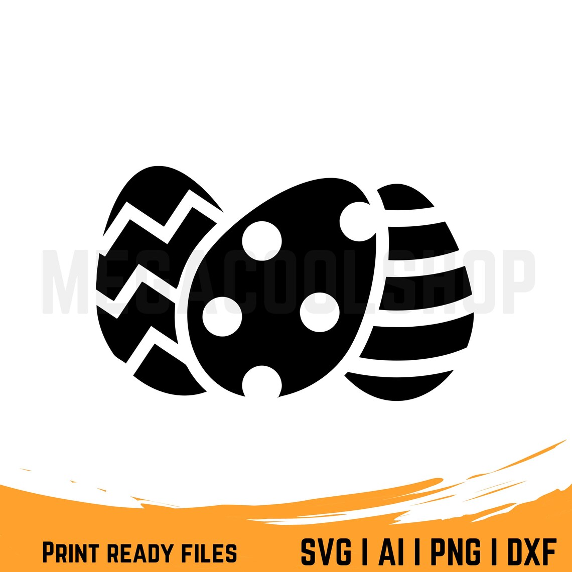 Easter Eggs Svg, Png | Easter Eggs Cut File, Easter Decor, Christian ...