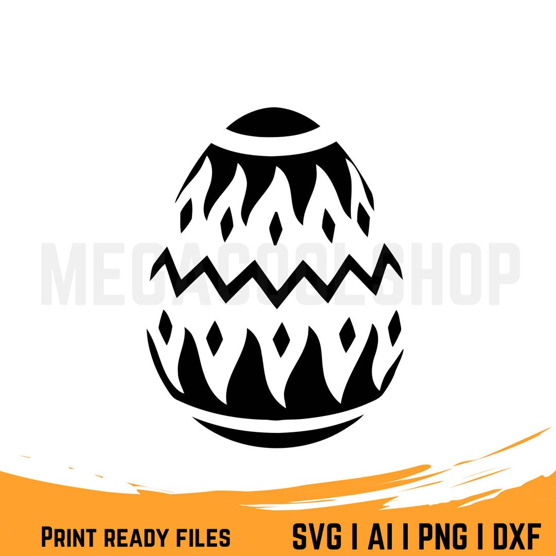 Easter Egg Svg, Png, Pdf, Dxf and Ai | Cute Easter Egg, Easter Egg ...