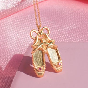 Pink Ballerina Nutcracker Necklace, 12 Dancing Princess Necklace ...