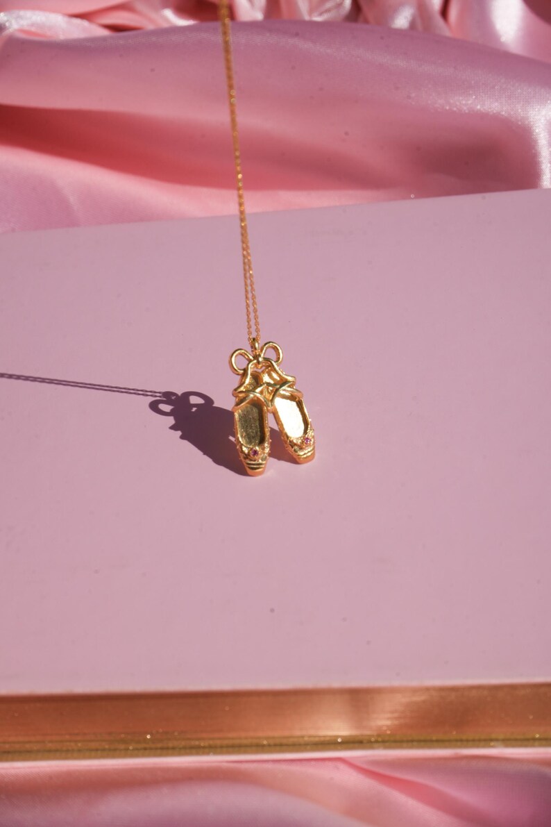 Pink Ballerina Nutcracker Necklace, 12 Dancing Princess Necklace ...