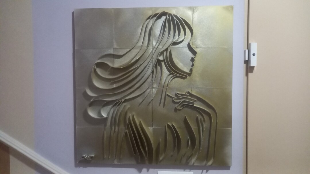 3D Painting Hidden Beauty Hand Painted - Etsy