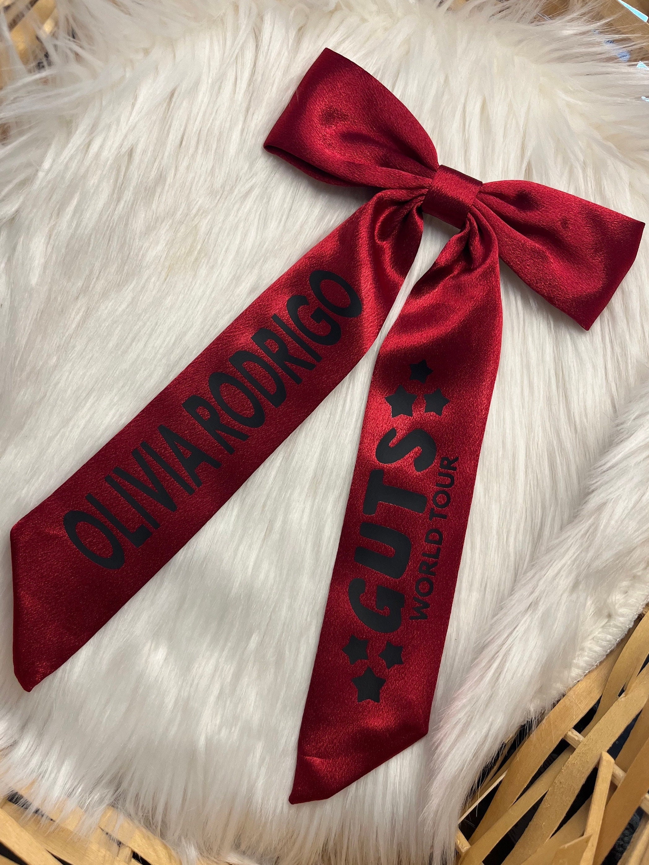 Olivia Rodrigo Olivia Rodrigo Hair Bow XL Hair Bow Concert Hair Bows ...