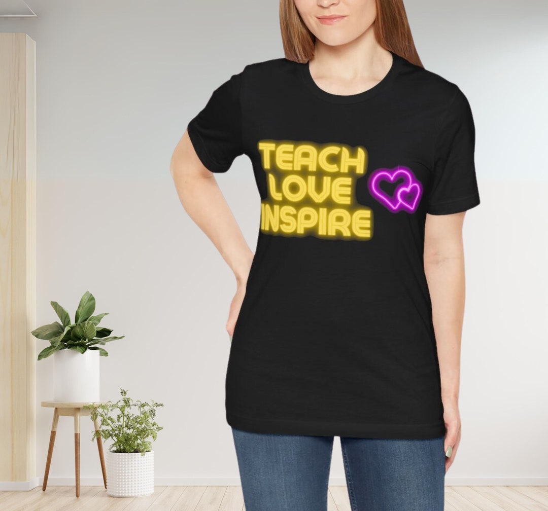 Love Teacher Shirt, Teacher Shirt, Cute Teacher Shirt, Teaching Shirt ...
