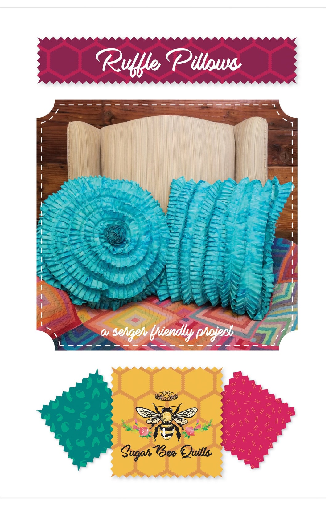 Ruffle Pillows PDF Pattern - Etsy
