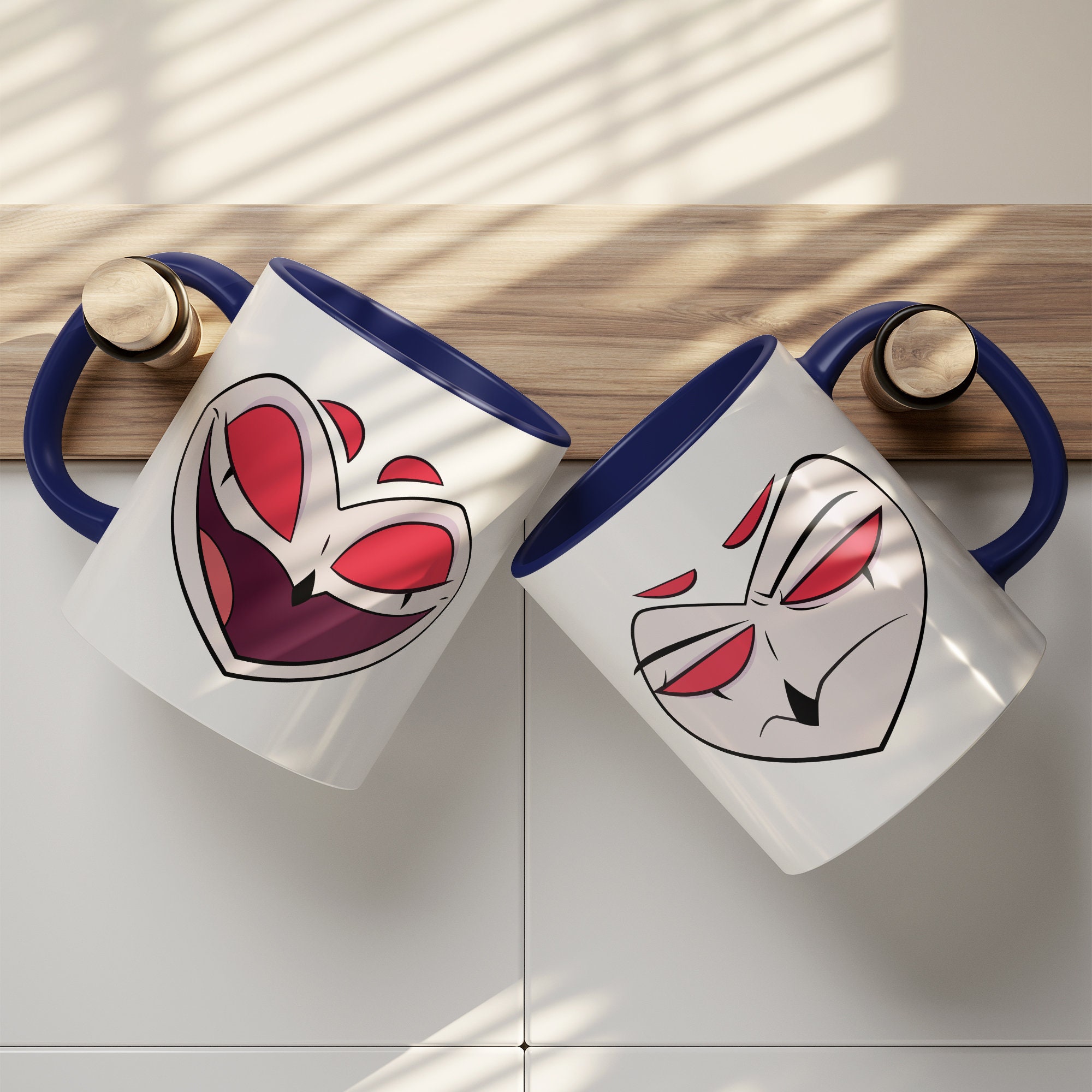 Stolas Helluva Boss Mug With 2 Faces - Etsy