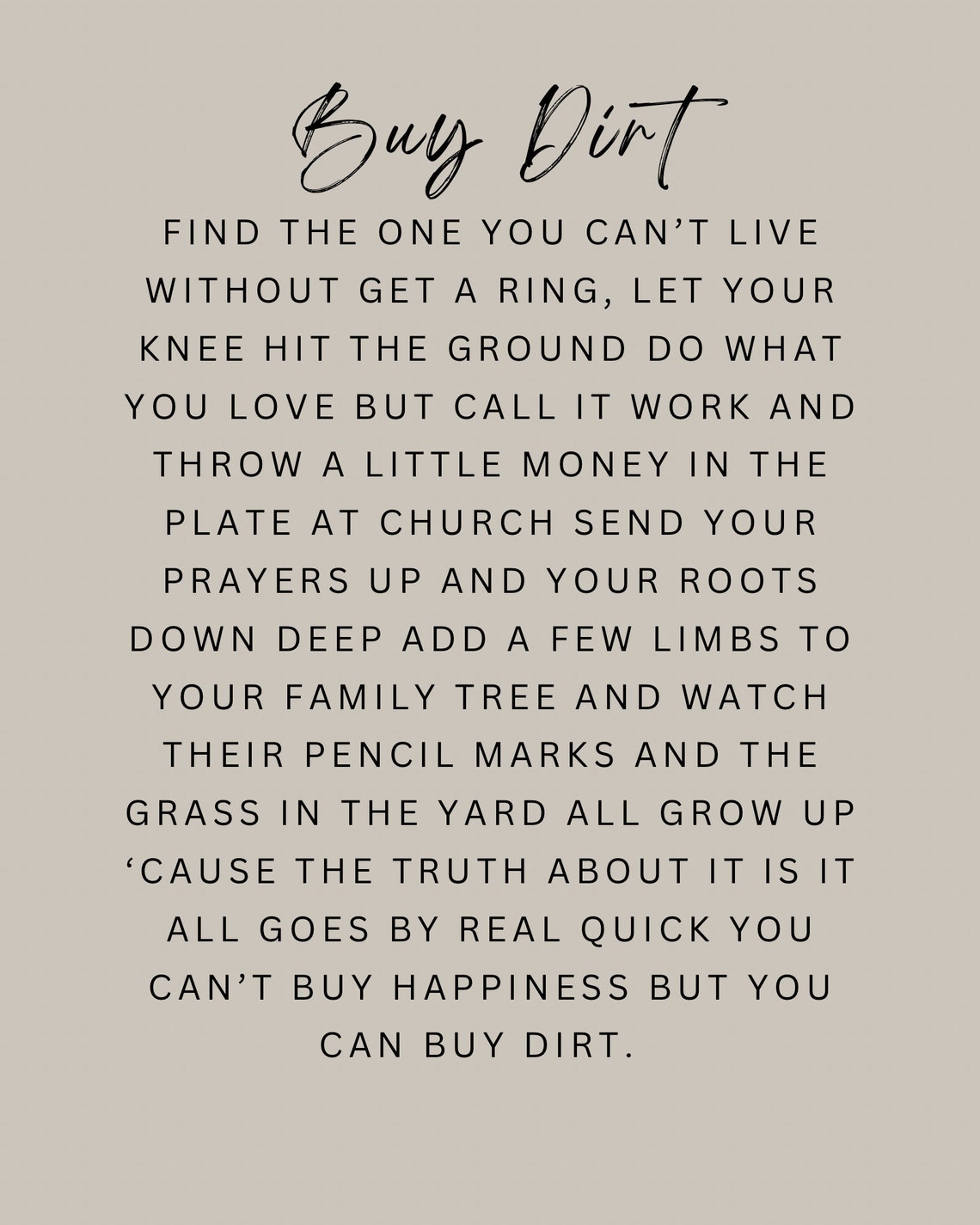 Buy Dirt Digital File - Etsy