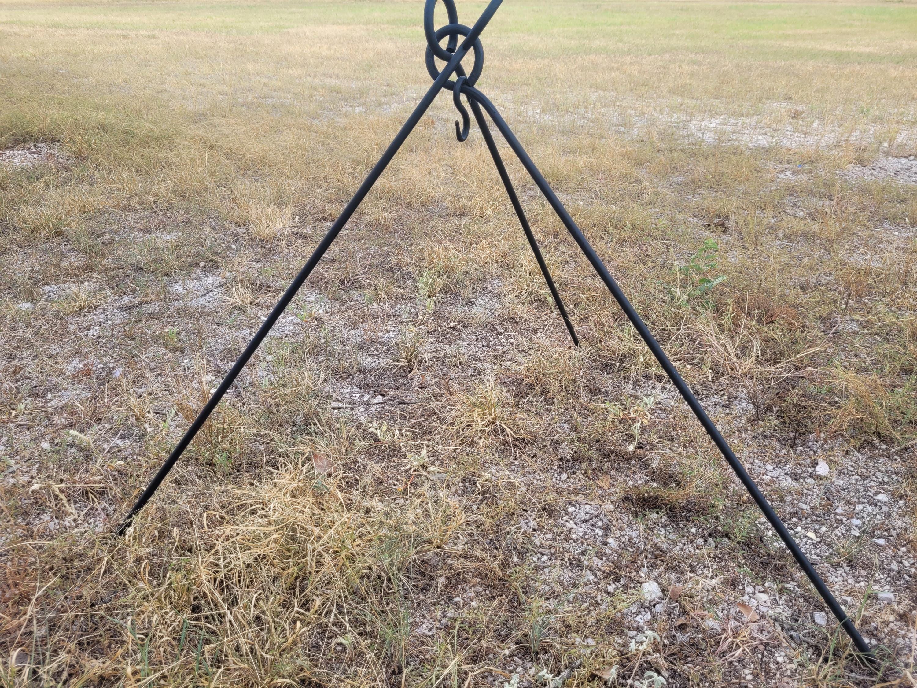 Hand Forged Camping Tripod - Etsy