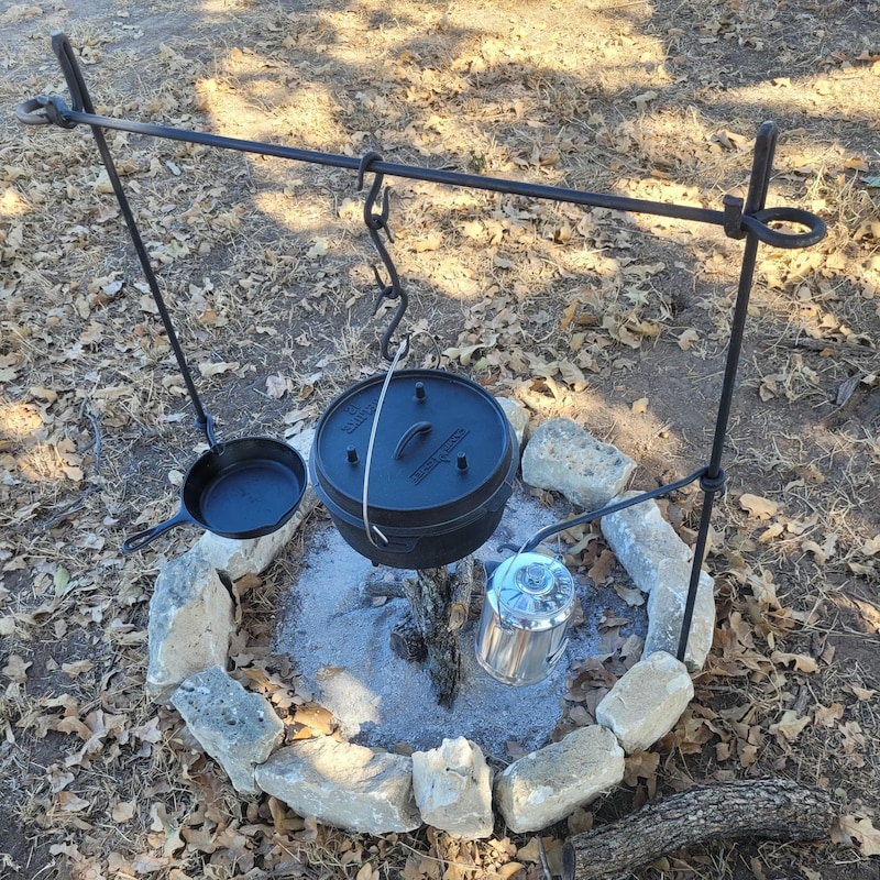 Wrought Iron Campfire Tripod - Etsy