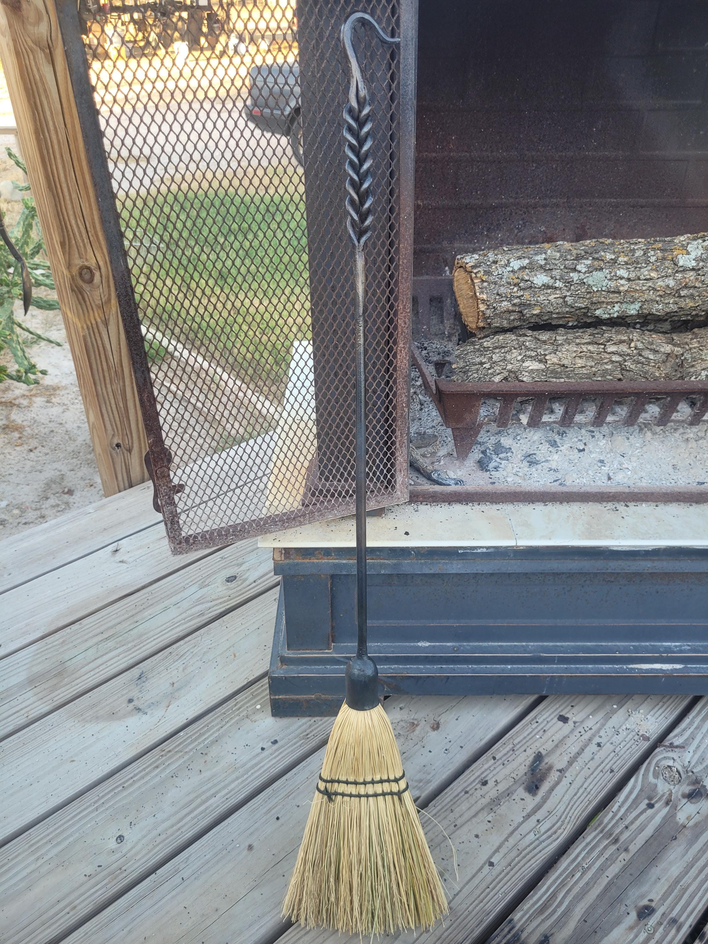 Hand Forged 5 Piece Fireplace Tool Set - Etsy