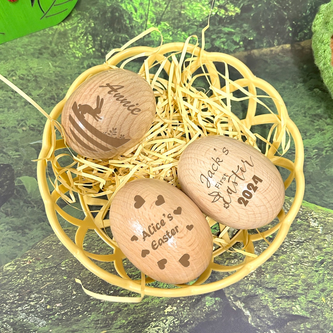Bunny Designed Name Easter Eggs,first Spring Gift for Baby/kids,easter ...
