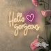 Hello Gorgeous Led Neon Sign, Custom Neon Sign Light, Salon Neon Sign ...