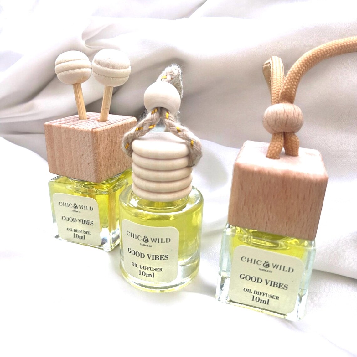 Car Essential Oil Diffuser Car Air Freshener Reed Diffuser Mood ...