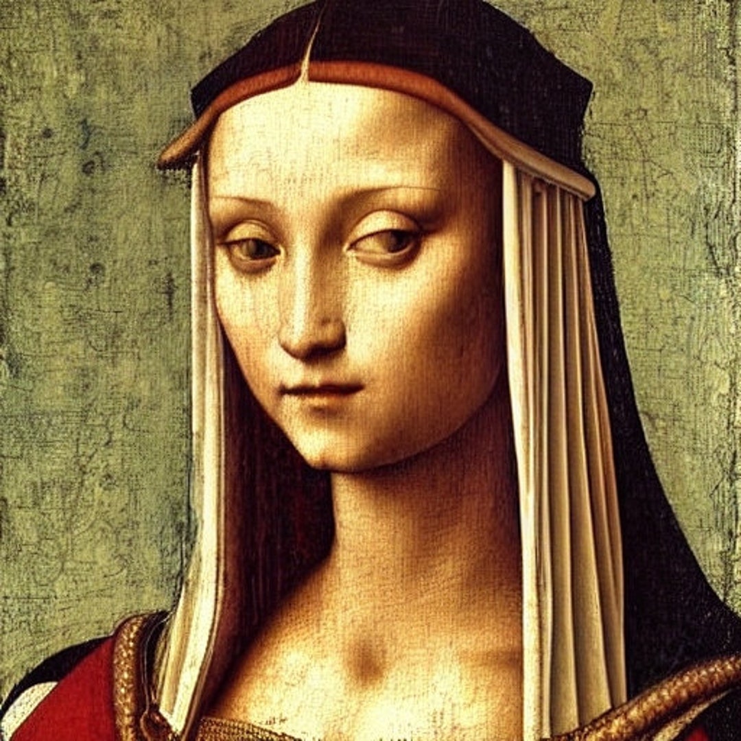 Renaissance Portrait Painting, Beautiful Girl, Historic, Wall Art - Etsy