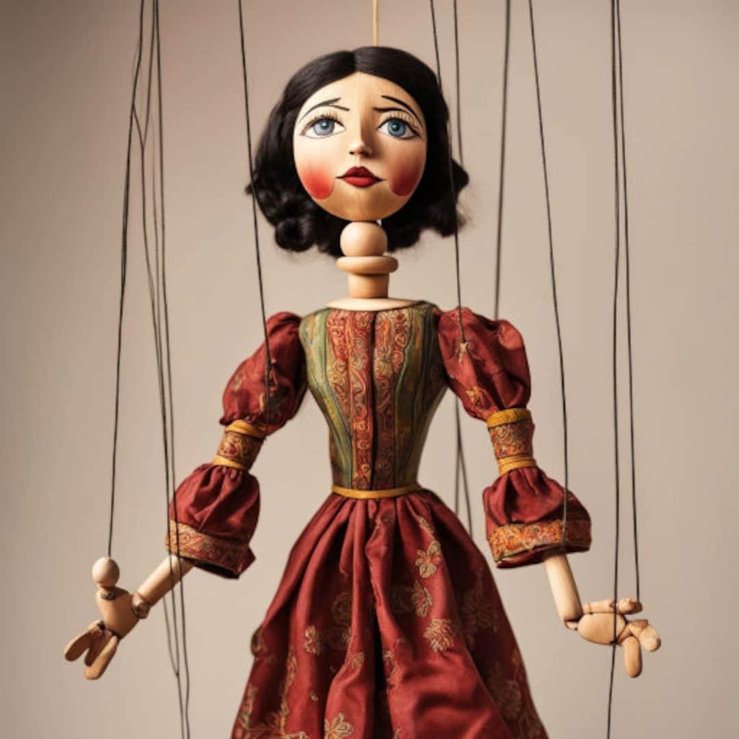 Marionette Design, Wall Decor, Wall Art, Beautiful, Child Play, Doll - Etsy