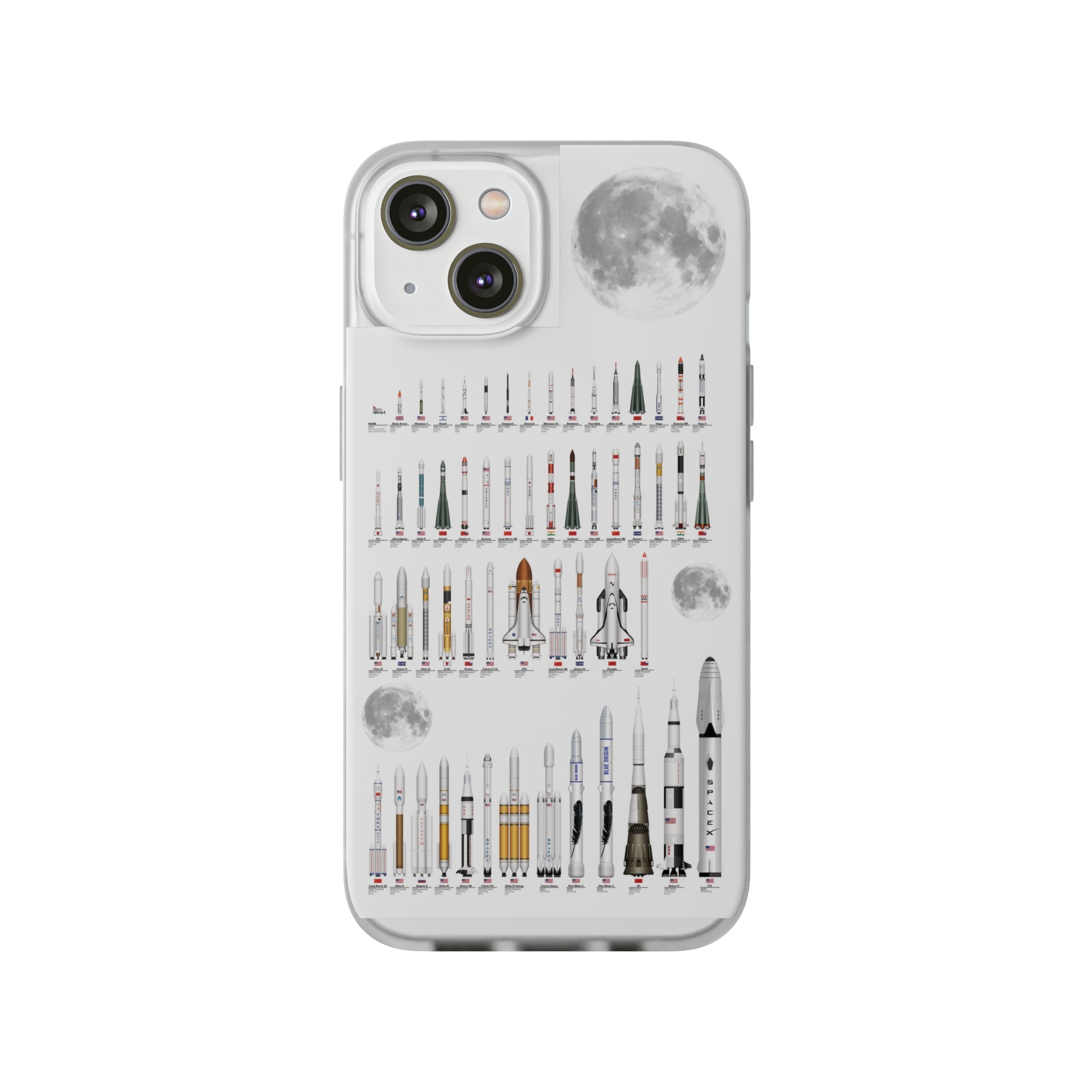 Rockets of the World Nasa Starship Spacex iPhone All Models Case Cover ...