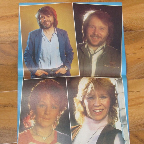 Abba Poster - Etsy