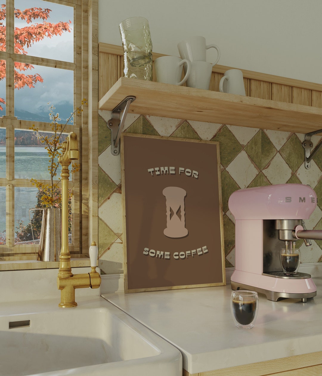 Time for Some Coffee, Coffee Poster, Kaffee Poster, Minimalistisch ...