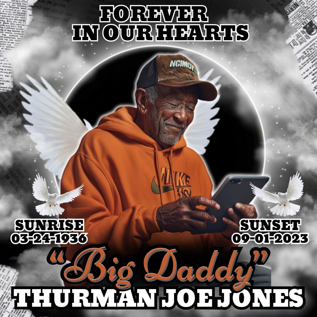 Editable Memorial Flyer Template - Etsy