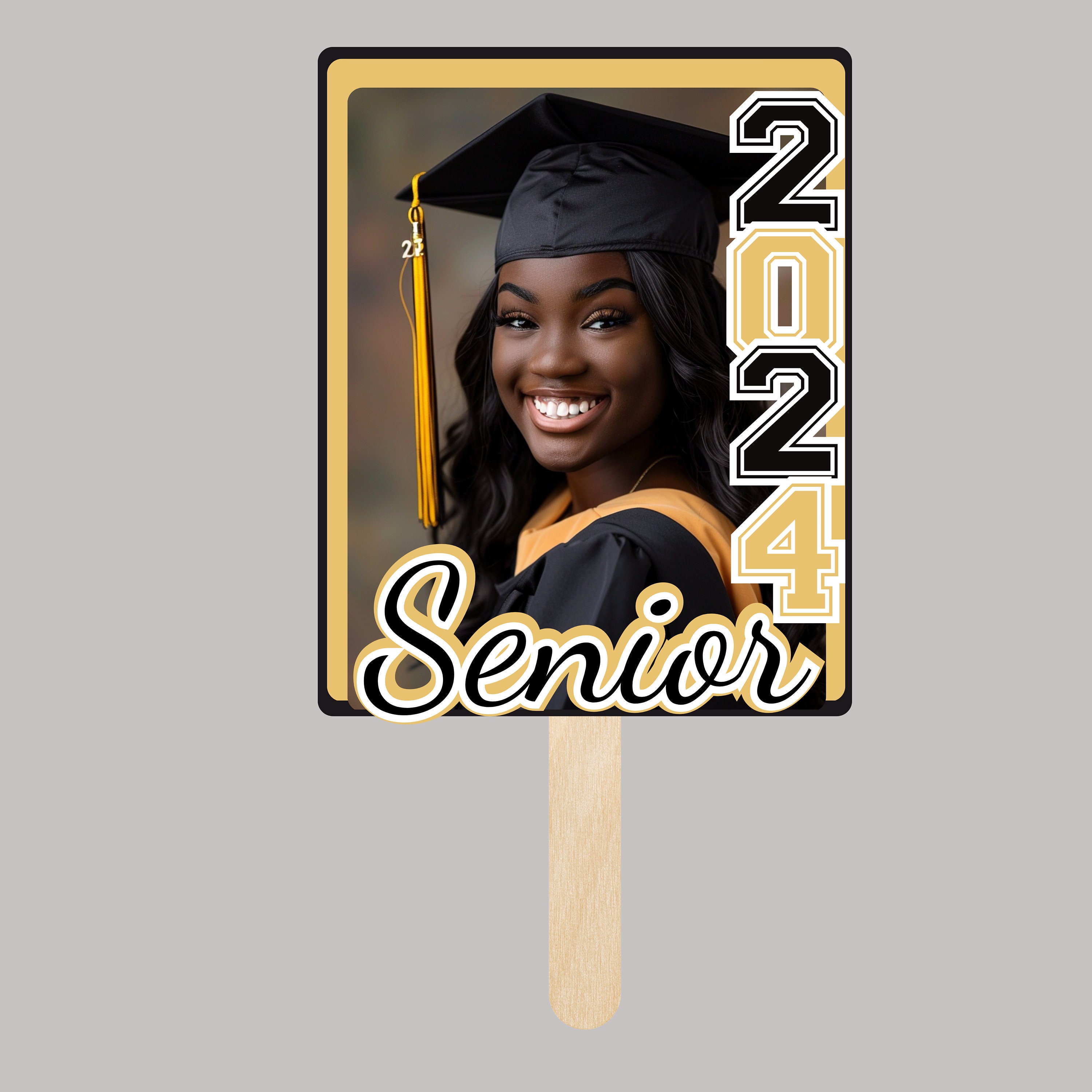 Editable Senior Graduation Fan Template - Etsy