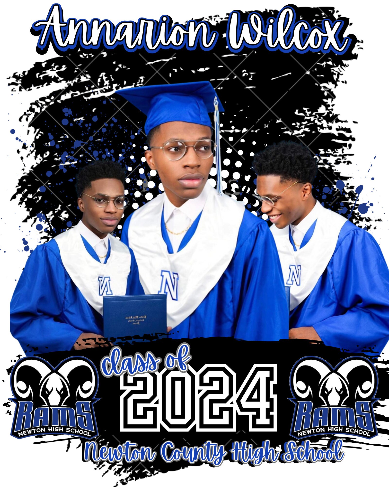 Editable Graduation T-shirt Design Template - Etsy