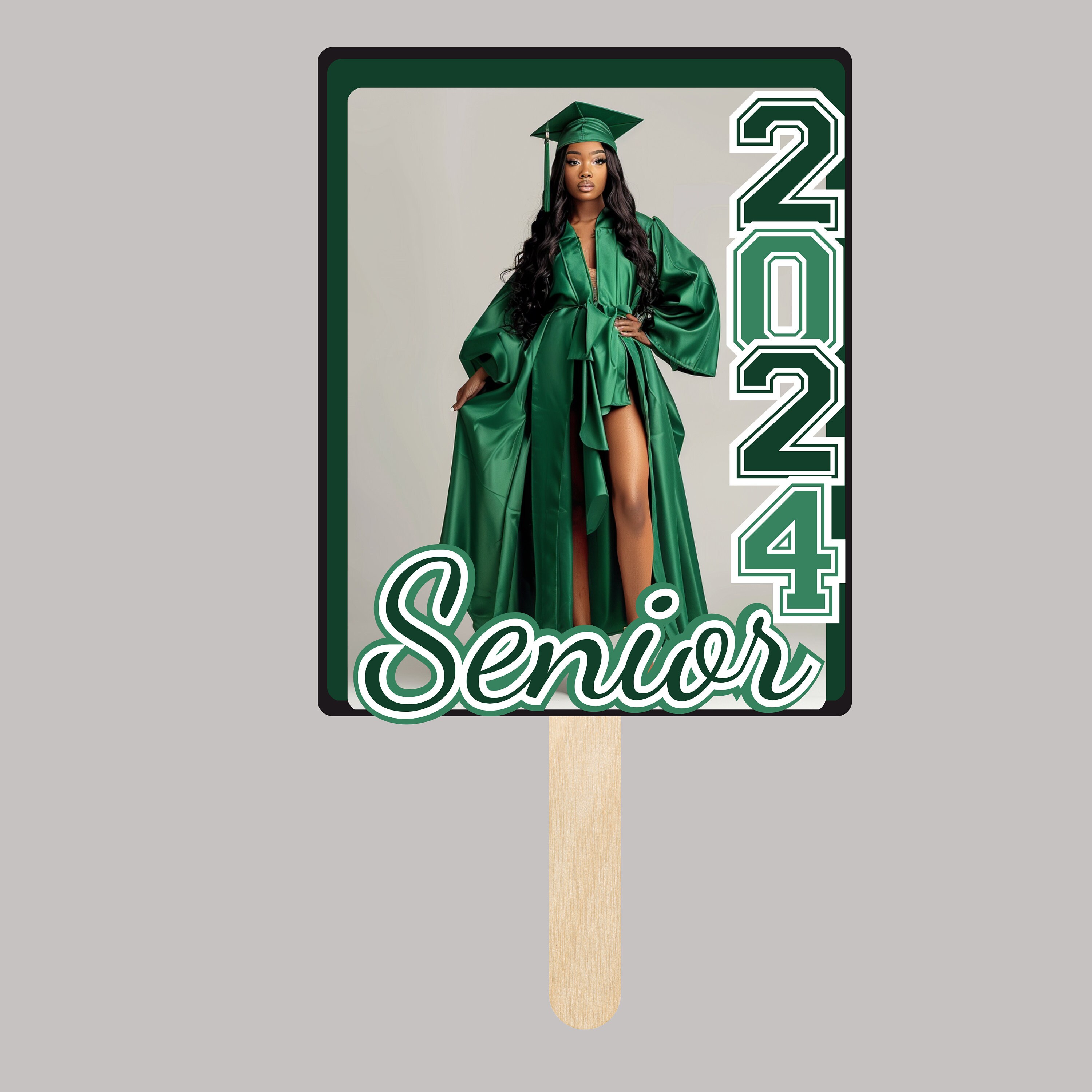 Editable Senior Graduation Fan Template - Etsy