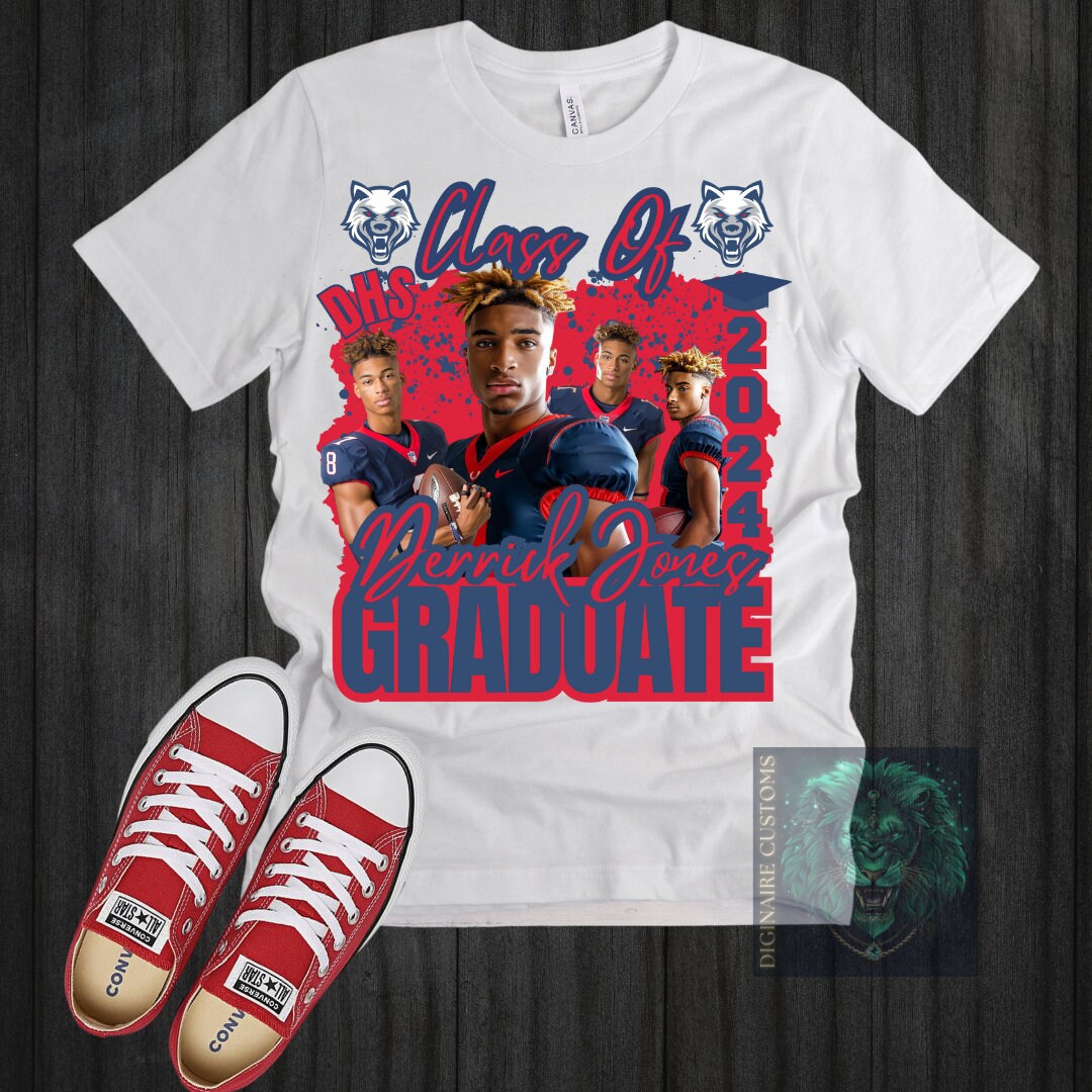 Editable Graduation T-shirt Design Template - Etsy