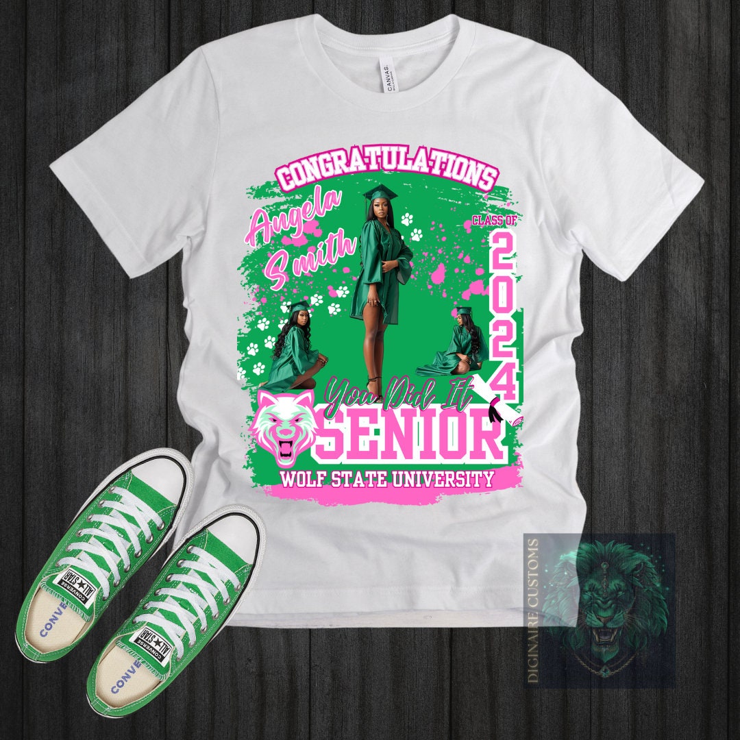 Editable Graduation T-shirt Design Template - Etsy