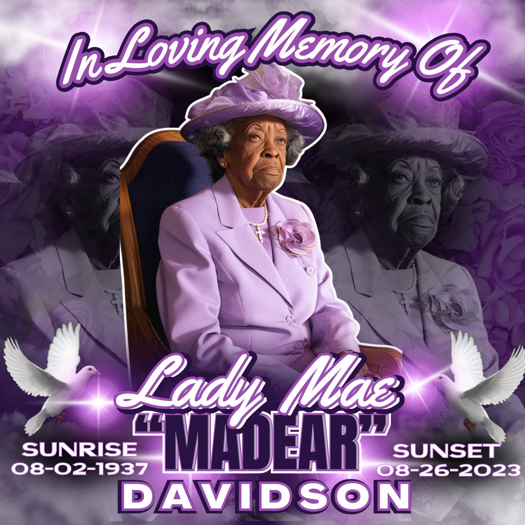 In Loving Memory Editable Memorial Flyer Template - Etsy