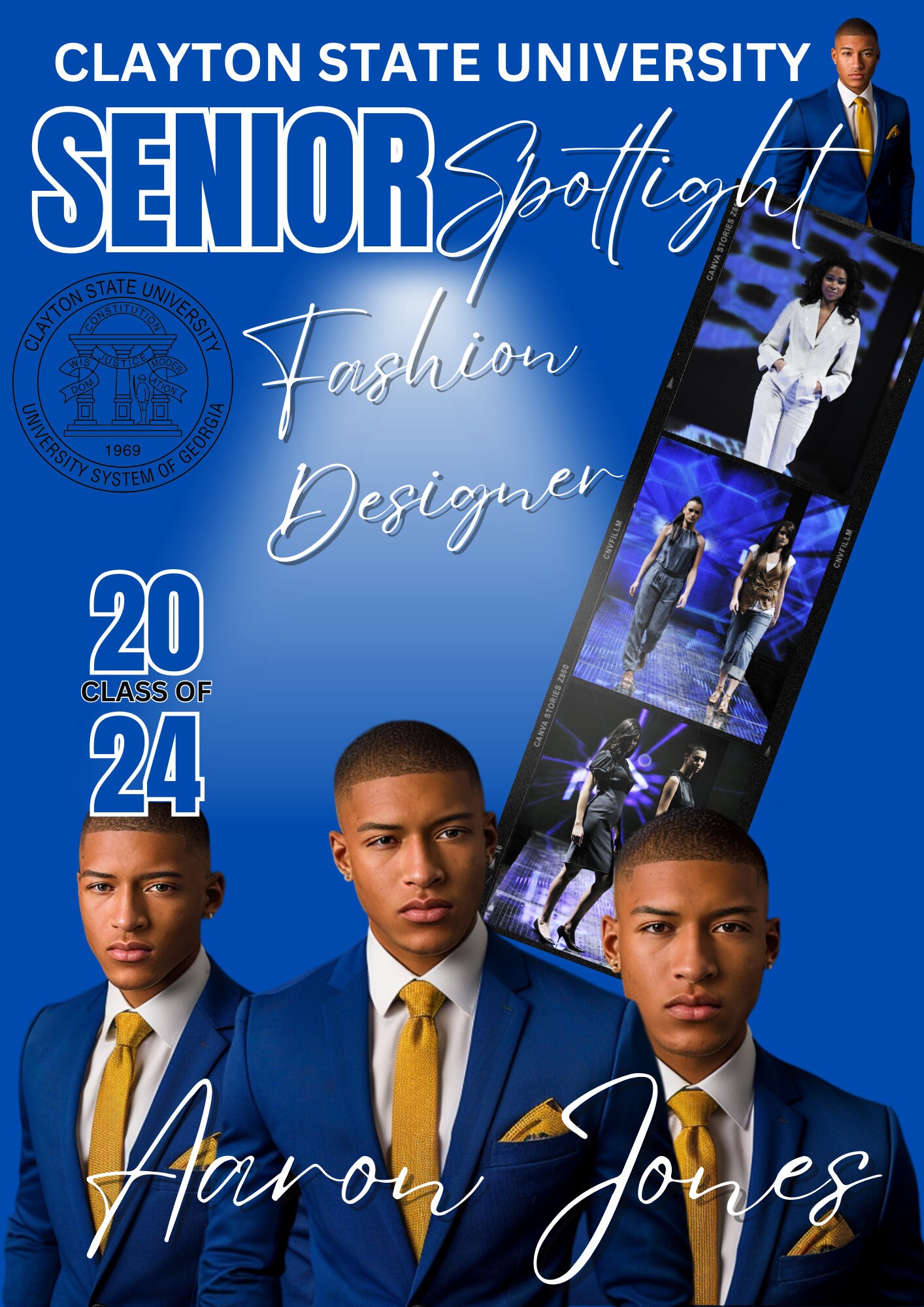 Editable Graduation Magazine Cover Templates - Etsy