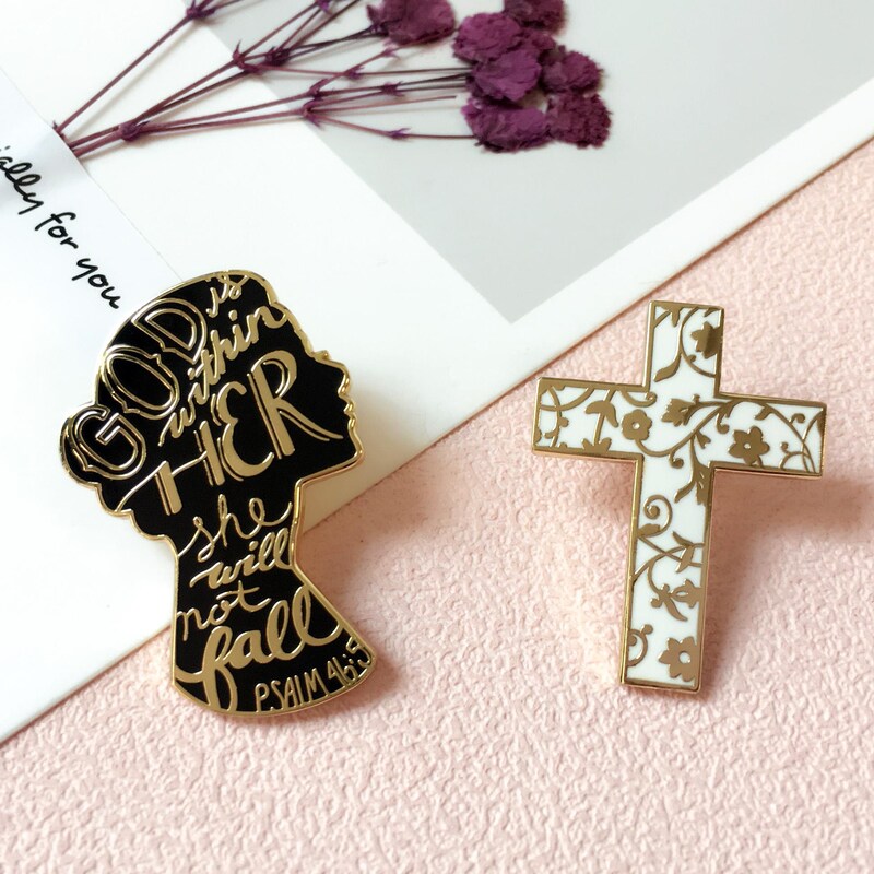 Christian Pins - Etsy