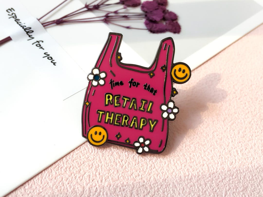 Mental Health Matters Enamel Pin | Positive and Optimistic Pin Badge ...