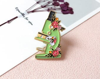 White Lotus Enamel Pin | Flower Pin Badge | Lapel Pin | Collar Pin ...