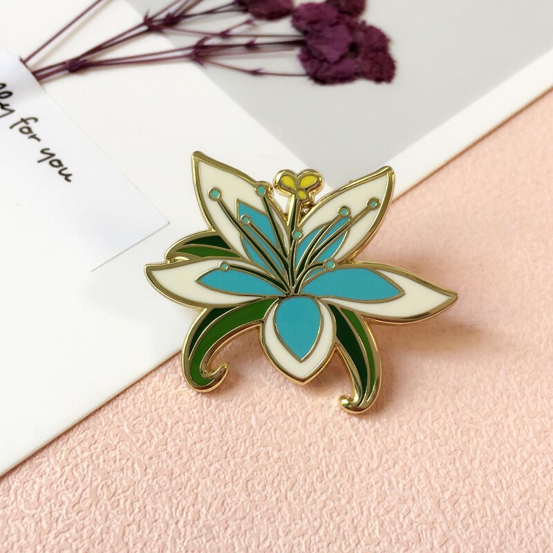 Orchid Lapel Pin - Etsy
