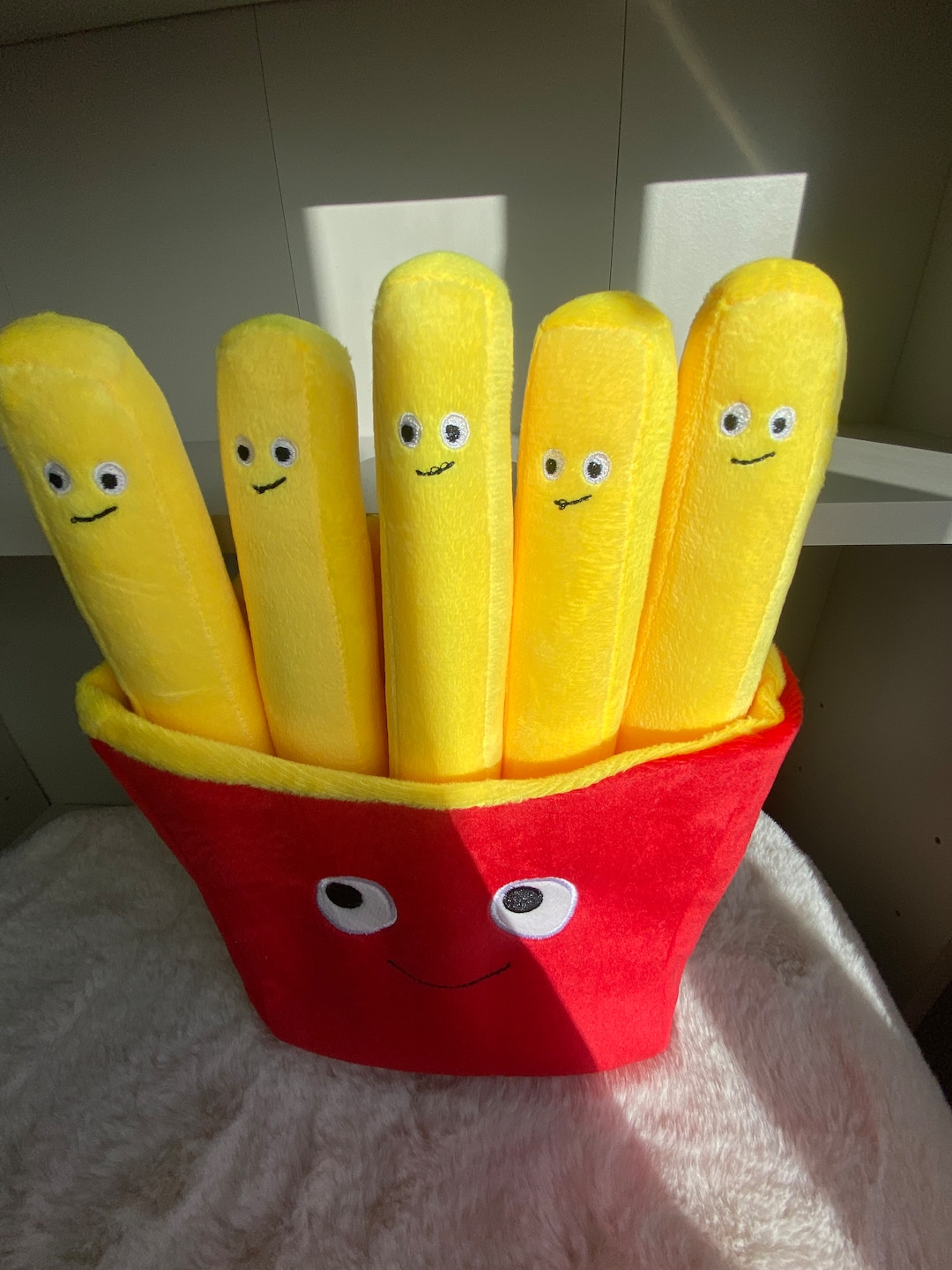 Funny Food Gift, Emotional Support French Fries Plush Toy, Pillows ...