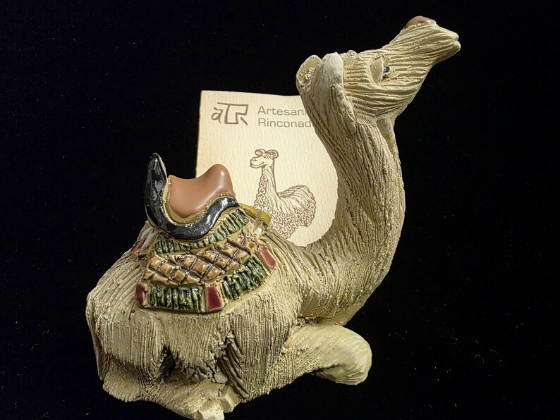 Artesania Rinconada Camel Figurine Uruguay Hand Carved Ceramic Camel ...
