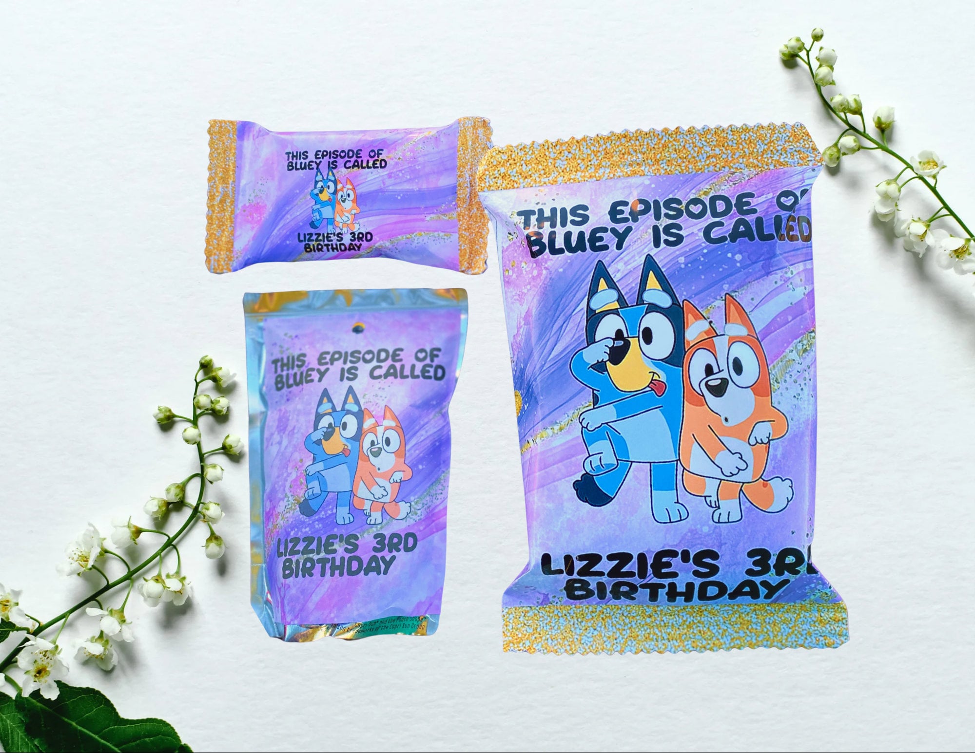 Bluey Custom Treat Digital Download Templates - Etsy