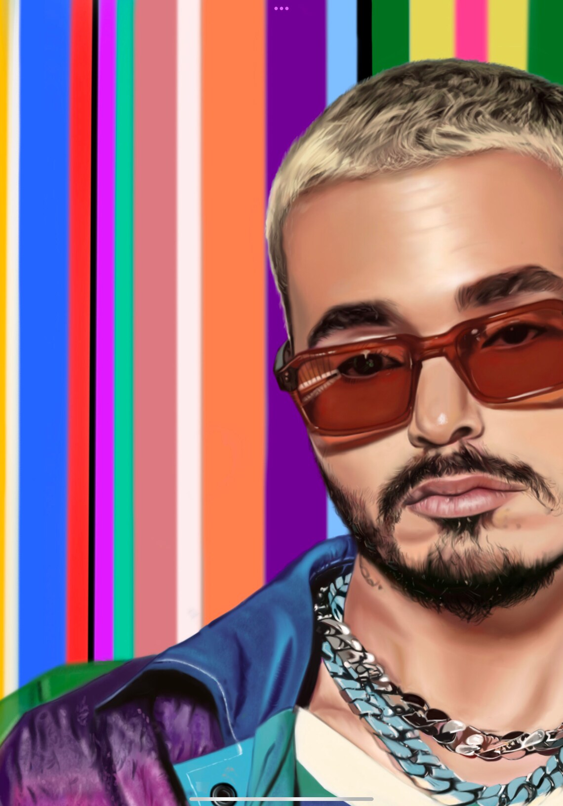 J Balvin Digital Print Art Wall Decor - Etsy