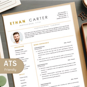 2024 Resume Template With Photo Google Docs, Resume Template Word ...