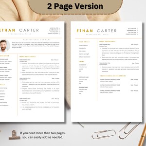 2024 Resume Template With Photo Google Docs, Resume Template Word ...