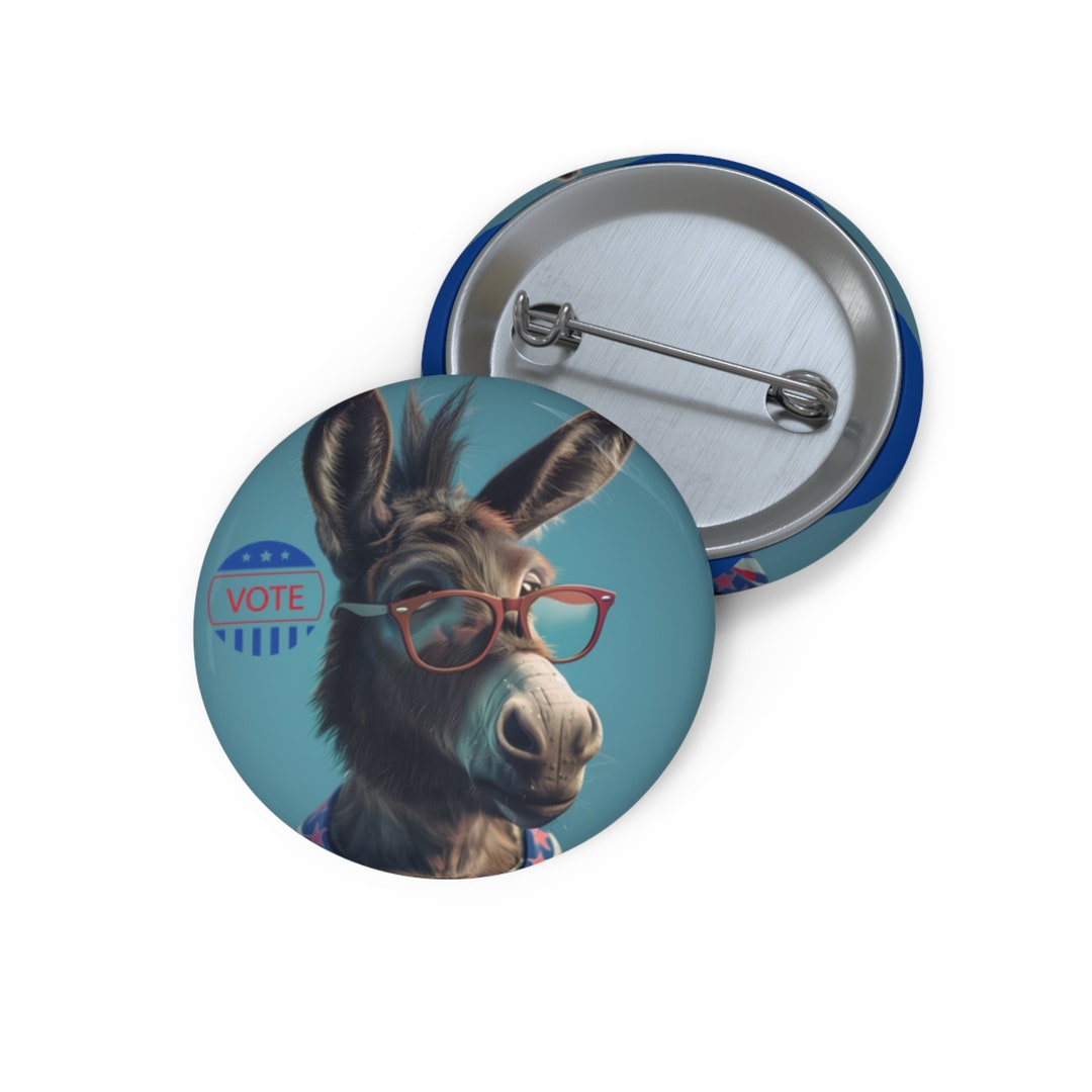 Democrat Pin | 2024 Election Badge Pin | Election Pin | Election Button ...