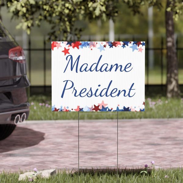Madame President Sign - Etsy
