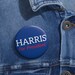 Blue Harris 2024 Election Button Kamala Harris Pin Kamala Harris Button ...