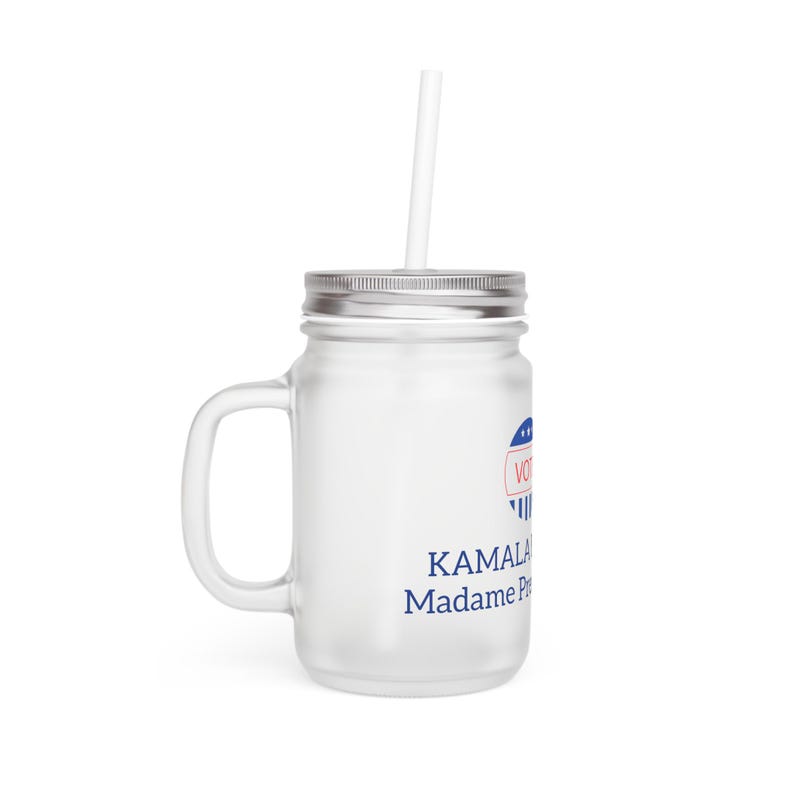 Madame President Kamala Harris Mason Jar 2024 Election Democratic Gift ...