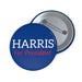 Blue Harris 2024 Election Button Kamala Harris Pin Kamala Harris Button ...