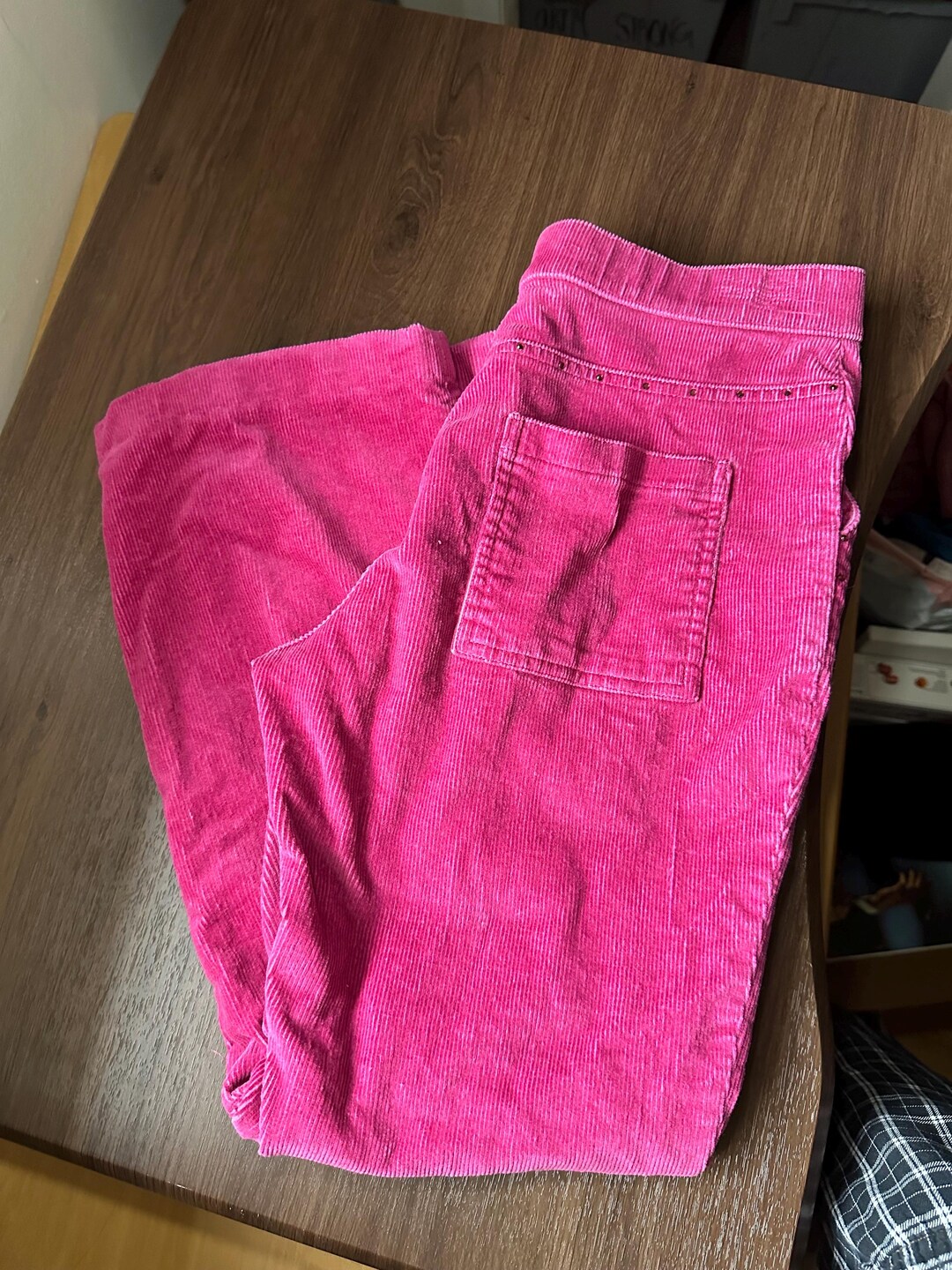 Pink Corduroy Pants Pappagallo Brand - Etsy