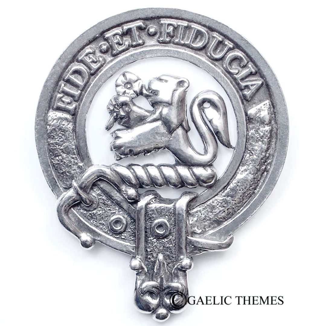 Clan Primrose Clan Crest Cap Badge - Made in Scotland - Quality Pewter ...