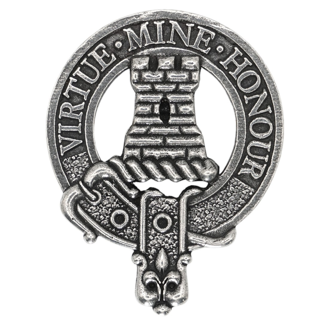 Clan Maclean Clan Crest Cap Badge - Made in Scotland - Quality Pewter ...