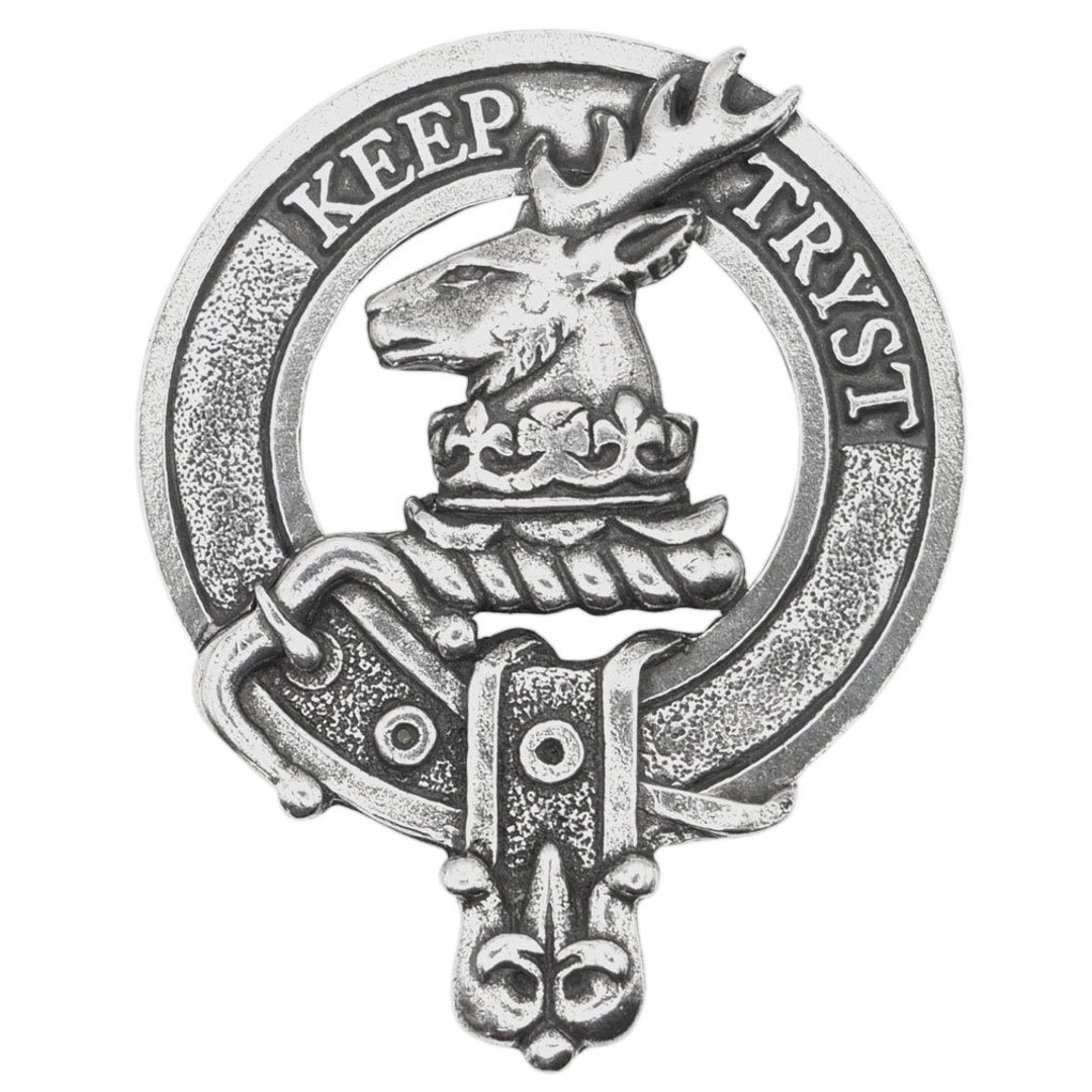 Clan Sempill Clan Crest Cap Badge - Made in Scotland - Quality Pewter ...